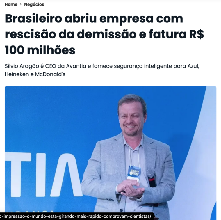 Avantia em destaque no Portal Exame para fechar o ano de 2021 com ...